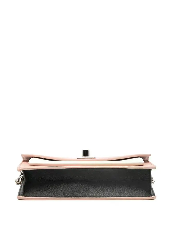 LOUIS VUITTON 2019 Bicolor Leather Mylockme Chain Pochette - Pink