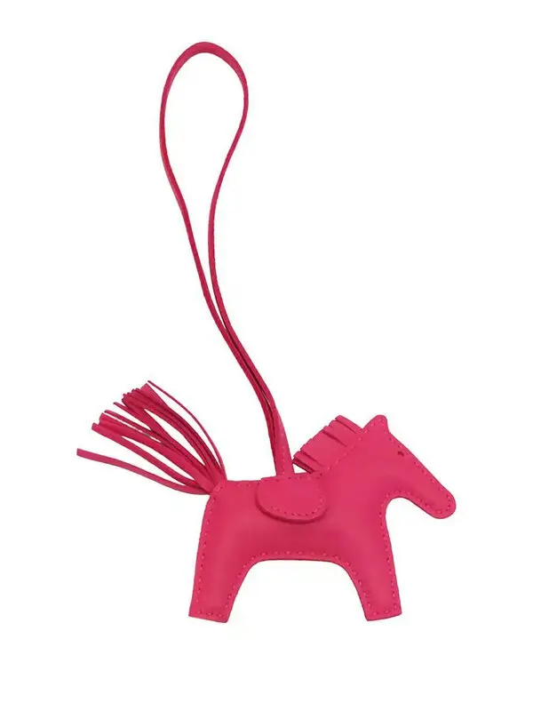 Hermès 2020 Milo Lambskin Grigri Rodeo Bag Charm Pm Key Chain - Pink