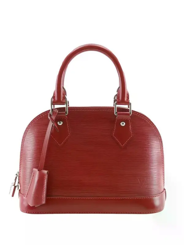 LOUIS VUITTON 2013 Epi Alma Bb Satchel - Red