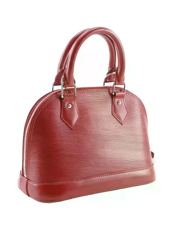 LOUIS VUITTON 2013 Epi Alma Bb Satchel - Red