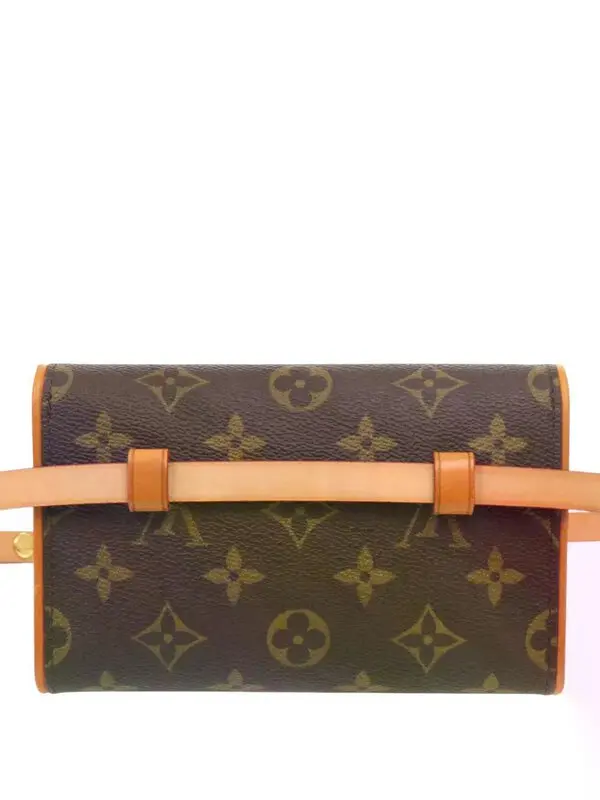 LOUIS VUITTON 2000 Monogram Pochette Florentine Belt Bag - Brown