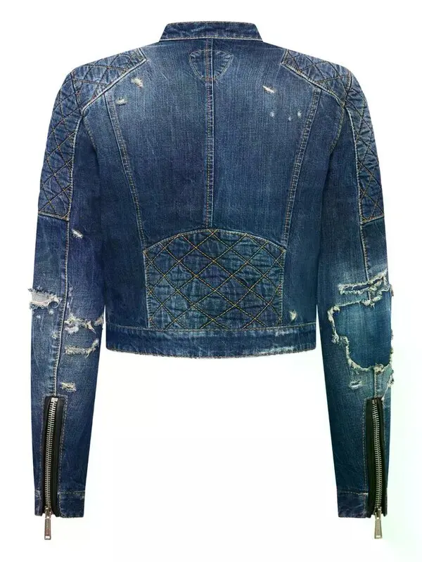 Dsquared2 Denim Biker Jacket
