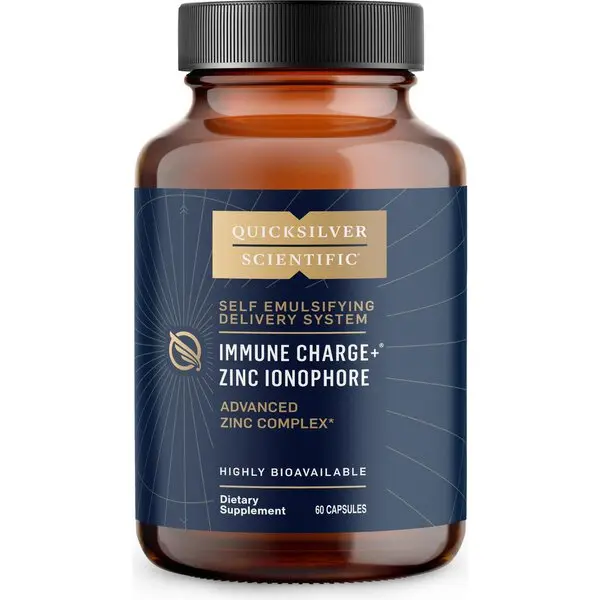 QUICKSILVER SCIENTIFIC Immune Charge Zinc Ionophore Quercetin And Luteolin Supplement - None