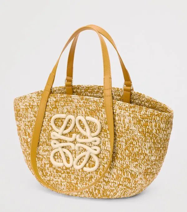 Loewe X Paula's Ibiza Medium Eclipse Basket Bag - Yellow