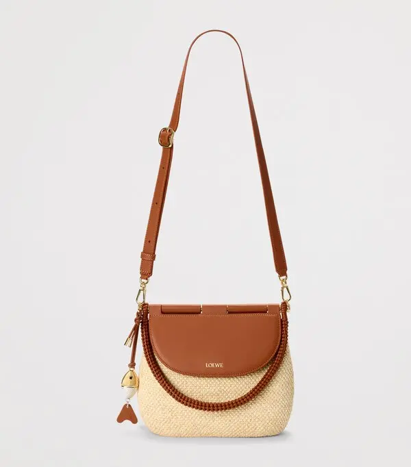 Loewe X Paula’s Ibiza Medium Raffia Pescador Bag - Beige
