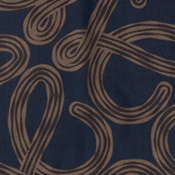 Loewe X Paula's Ibiza Silk Anagram Print Scarf - Navy