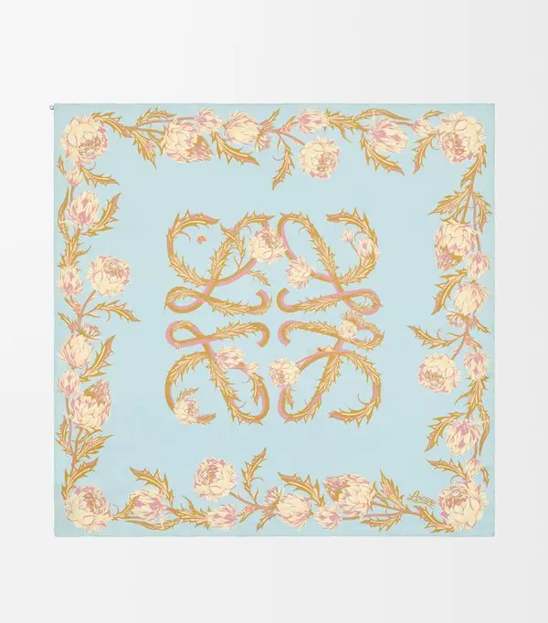 Loewe X Paula's Ibiza Silk Anagram Scarf