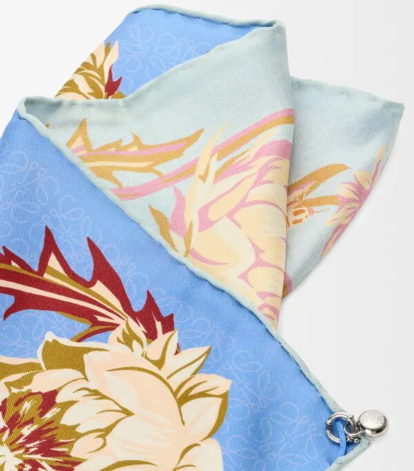 Loewe X Paula's Ibiza Silk Anagram Scarf