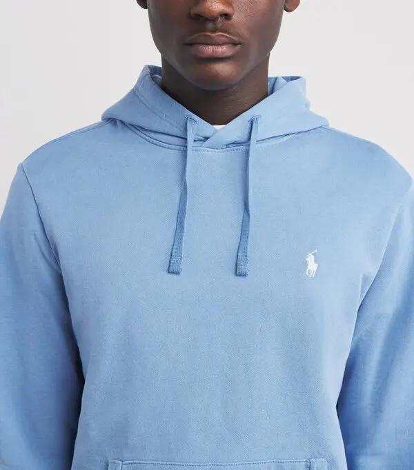 Polo Ralph Lauren Cotton Loopback Fleece Hoodie - Blue