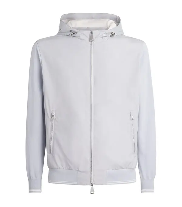 Paul & Shark Hybrid Zip-up Hooded Jacket