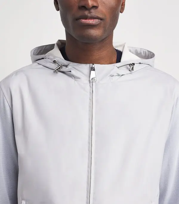 Paul & Shark Hybrid Zip-up Hooded Jacket