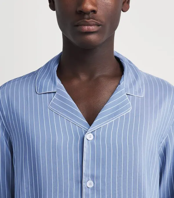 Zimmerli Stripe Long-sleeve Pyjama Set