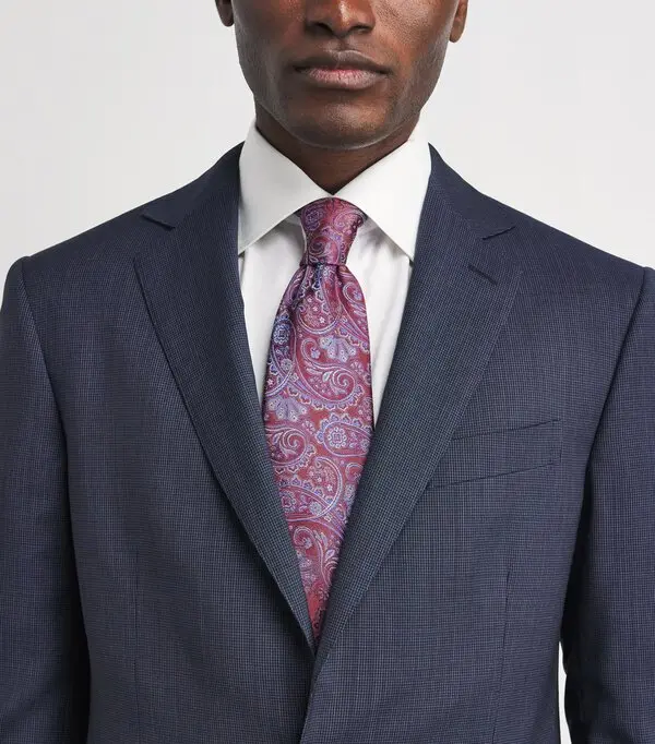 Eton Silk Paisley Neck Tie