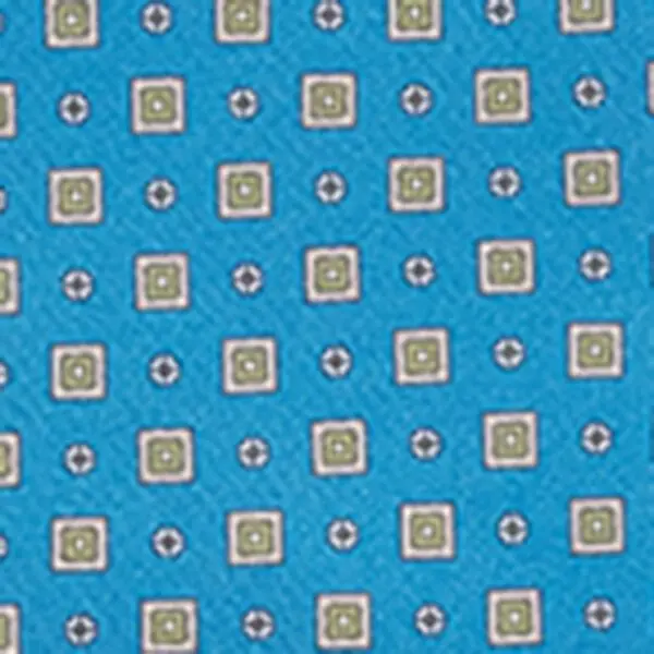 Eton Silk Jacquard Neck Tie - Blue