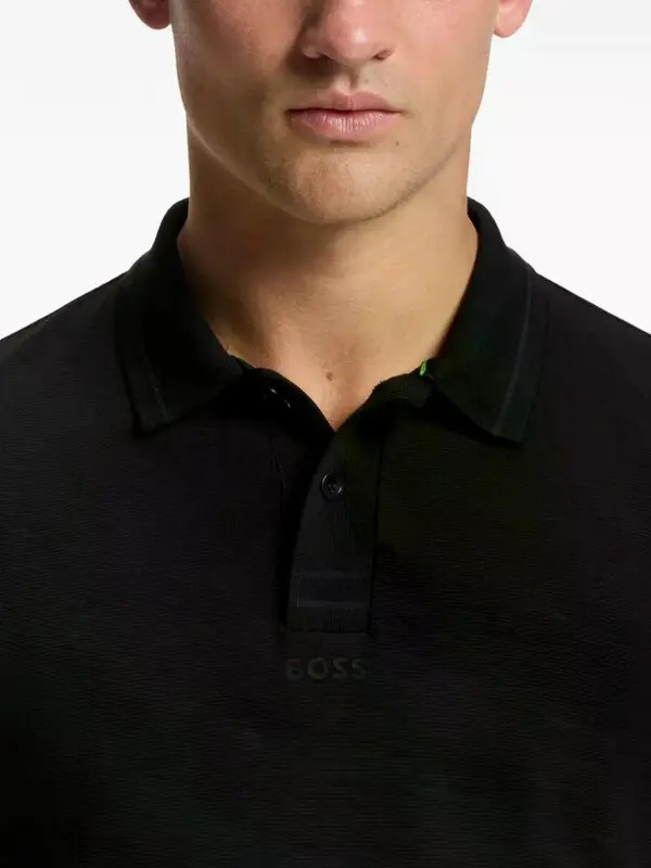 BOSS Logo Polo Shirt - Black