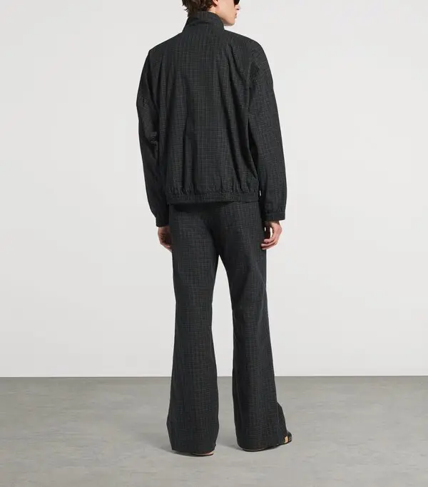 Balenciaga Cotton Tartan Track Jacket