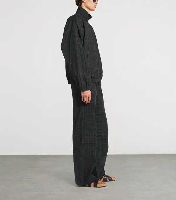 Balenciaga Cotton Tartan Track Jacket