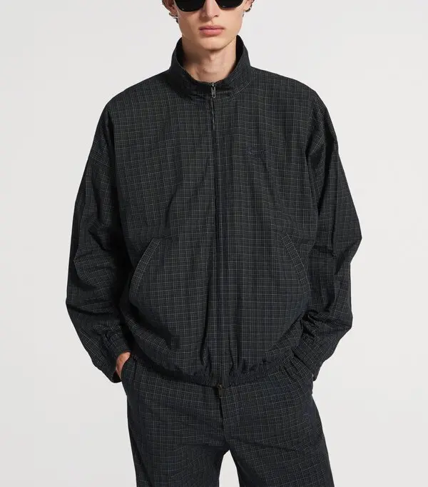 Balenciaga Cotton Tartan Track Jacket