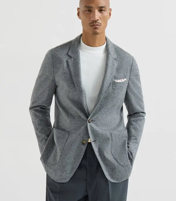 Brunello Cucinelli Cashmere Jersey Blazer