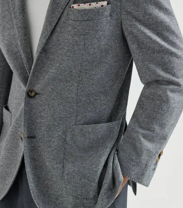 Brunello Cucinelli Cashmere Jersey Blazer