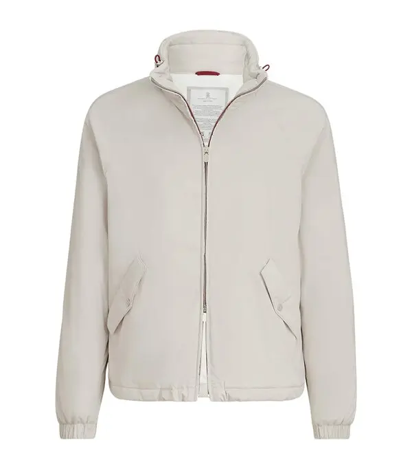 Brunello Cucinelli Water-resistant Packable Hood Jacket - Blue