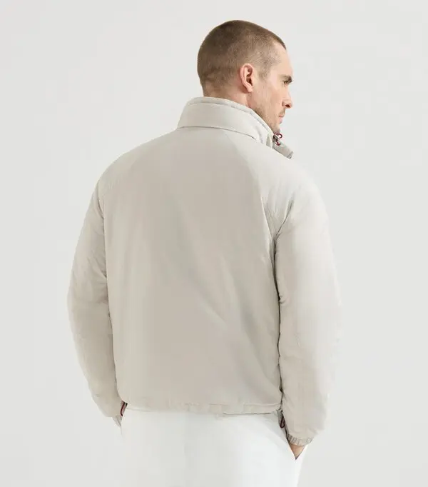 Brunello Cucinelli Water-resistant Packable Hood Jacket - Blue