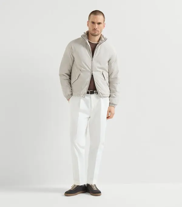Brunello Cucinelli Water-resistant Packable Hood Jacket - Blue