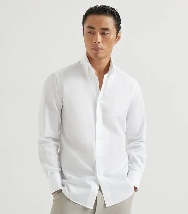 Brunello Cucinelli Cotton Slim Shirt