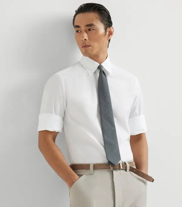 Brunello Cucinelli Cotton Slim Shirt