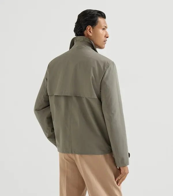 Brunello Cucinelli Cotton-blend Gabardine Field Jacket
