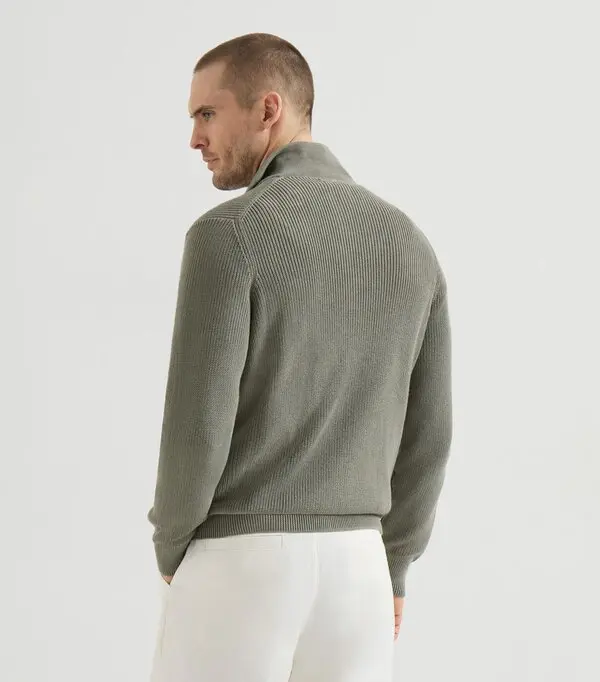 Brunello Cucinelli Cotton Zip-up Cardigan