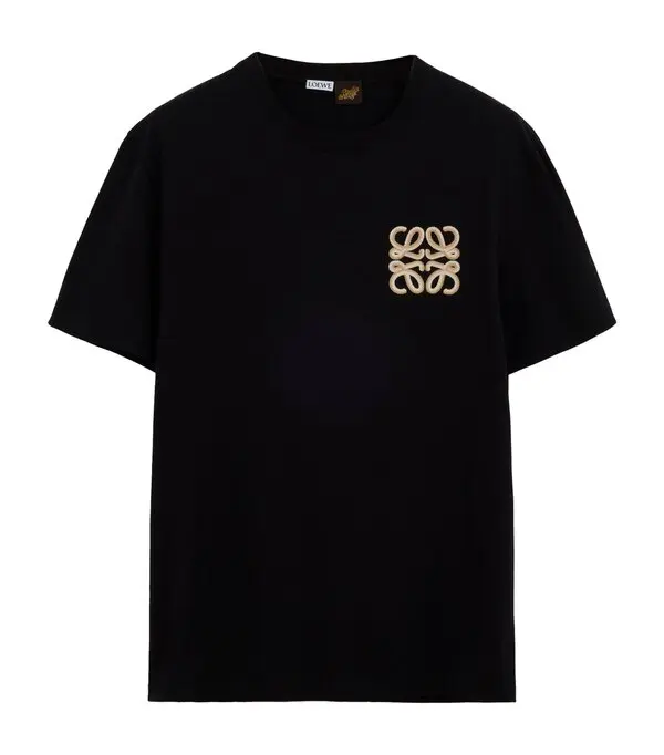 Loewe X Paula's Ibiza Anagram Relaxed T-shirt - Black