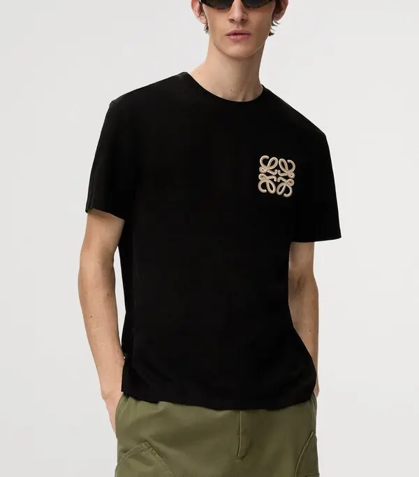 Loewe X Paula's Ibiza Anagram Relaxed T-shirt - Black