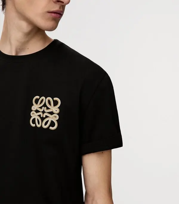 Loewe X Paula's Ibiza Anagram Relaxed T-shirt - Black
