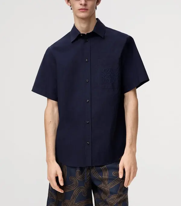 Loewe X Paula’s Ibiza Anagram Shirt - Navy