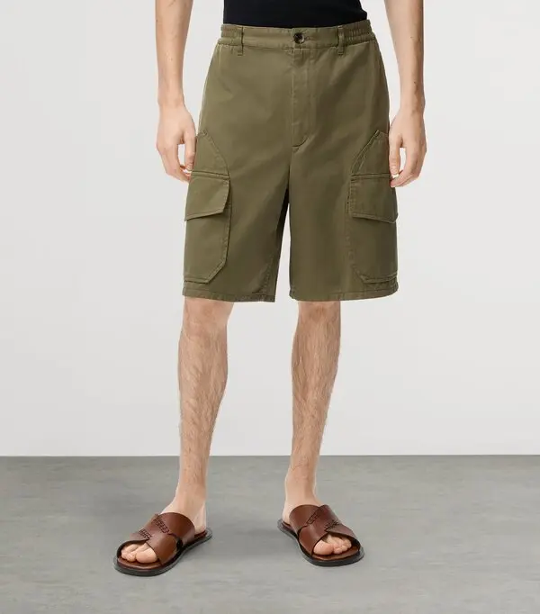 Loewe X Paula's Ibiza Cargo Shorts - Green