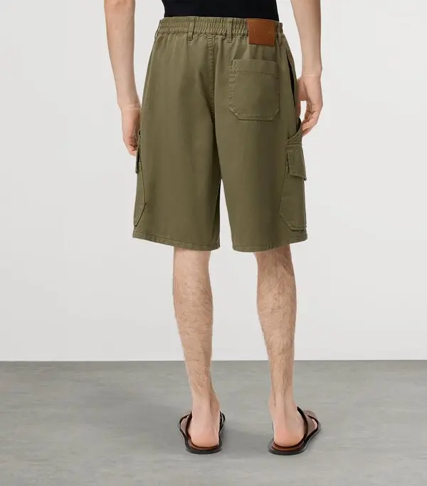 Loewe X Paula's Ibiza Cargo Shorts - Green