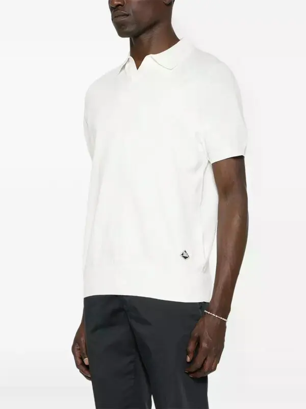 ROY ROGER'S Logo-patch Knitted T-shirt