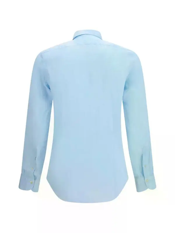 FINAMORE 1925 Tokyo Long-sleeve Shirt - Blue