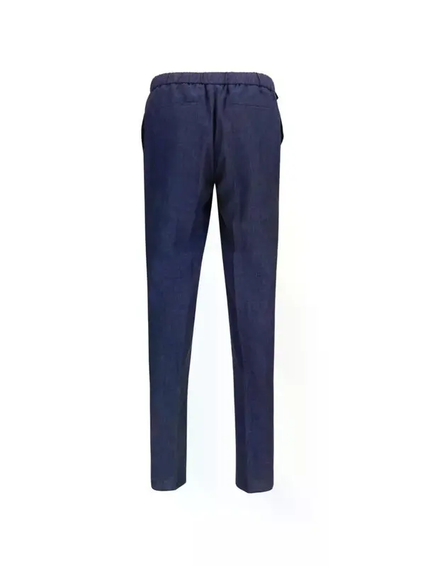 GI CAPRI Drawstring Linen Trousers