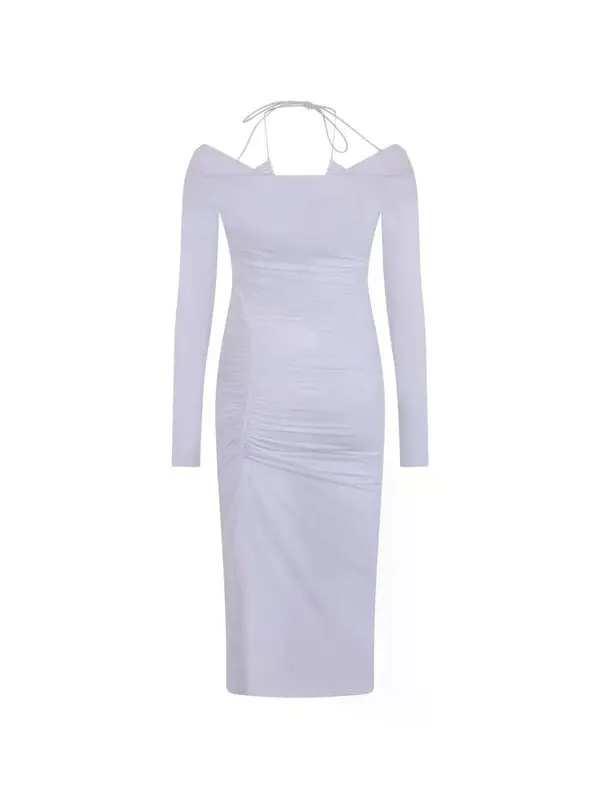 LES FILLES D'EVA Ruched Off-the-shoulder Dress