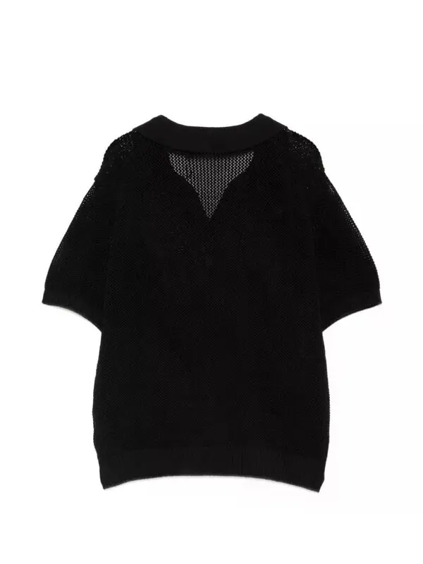 DUNST Short-sleeve Polo Shirt - Black