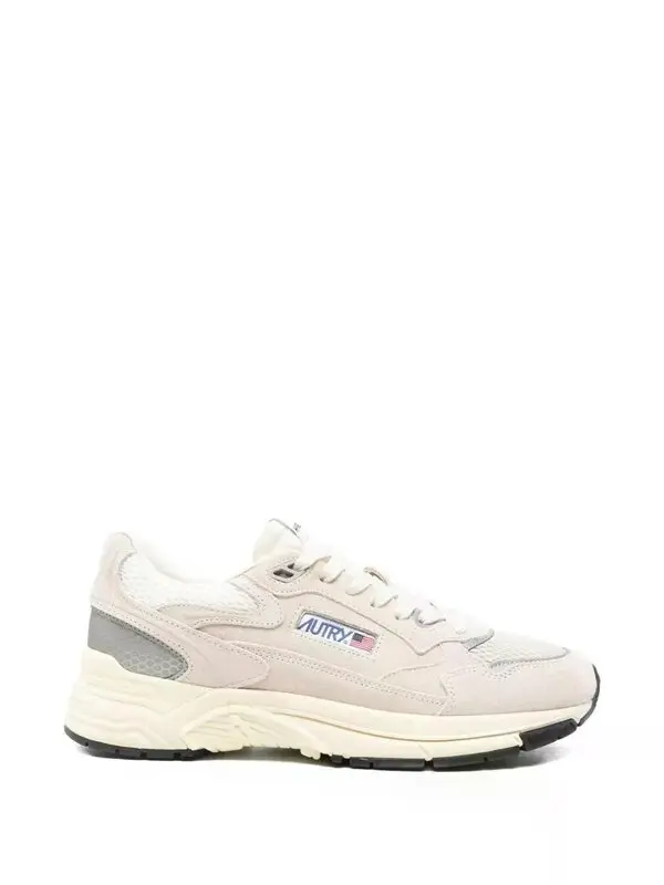 AUTRY Hyperway Suede Mesh Sneakers - Neutrals