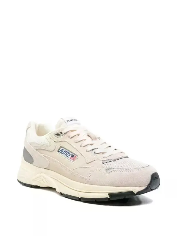 AUTRY Hyperway Suede Mesh Sneakers - Neutrals