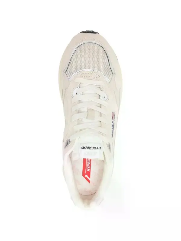 AUTRY Hyperway Suede Mesh Sneakers - Neutrals
