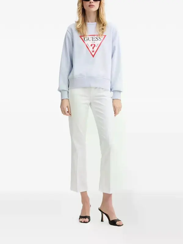 Guess Logo-print Sweatshirt - Blue