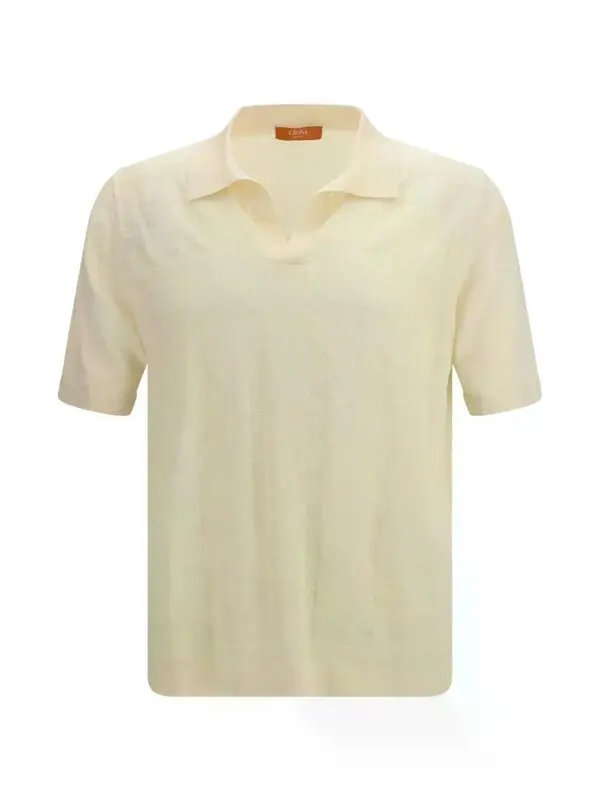 CRUNA Levanti Knitted Regular-fit T-shirt - Neutrals