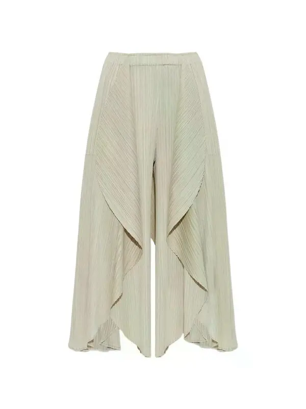 Issey Miyake Pleated Wide-leg Trousers