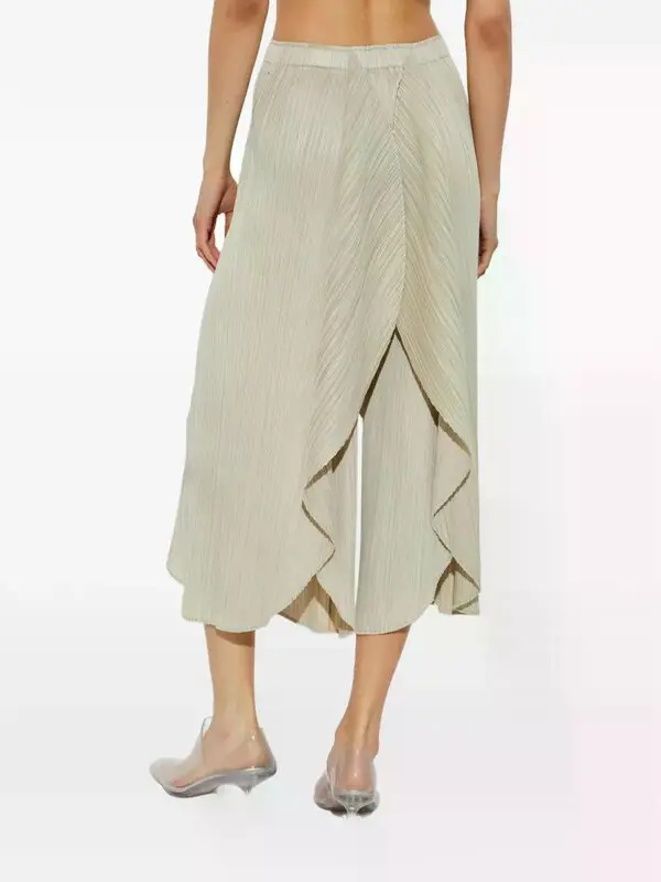 Issey Miyake Pleated Wide-leg Trousers