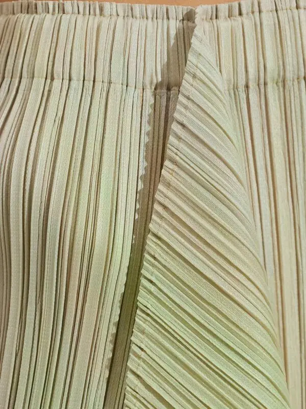 Issey Miyake Pleated Wide-leg Trousers
